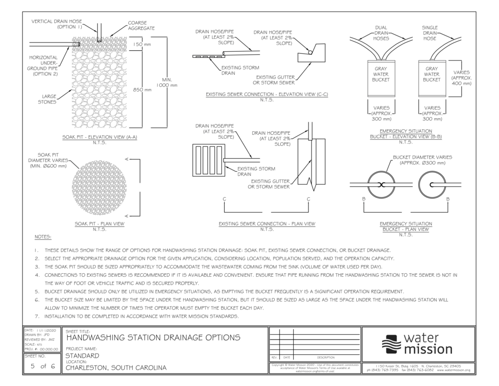 Water Mission Accessible Handwashing Station - The Global Handwashing ...