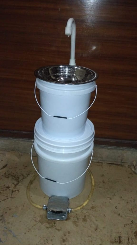 Foot Operated Hand Washing Station - The Global Handwashing Partnership